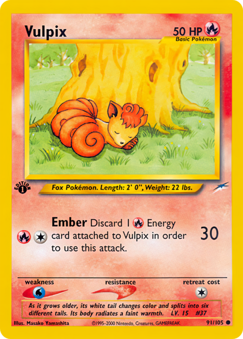 Vulpix (Neo Destiny TCG) - WikiDex, la enciclopedia Pokémon