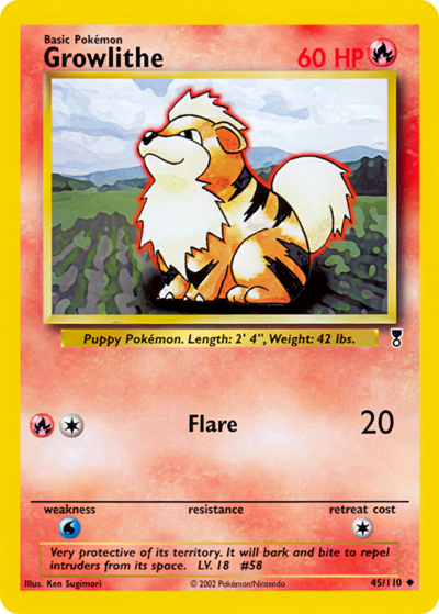 Growlithe (Base Set TCG) - WikiDex, la enciclopedia Pokémon