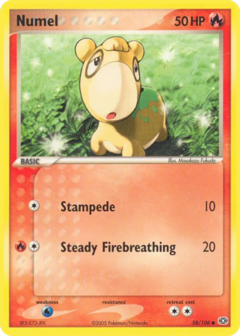 Numel (Emerald 58 TCG) - WikiDex, la enciclopedia Pokémon