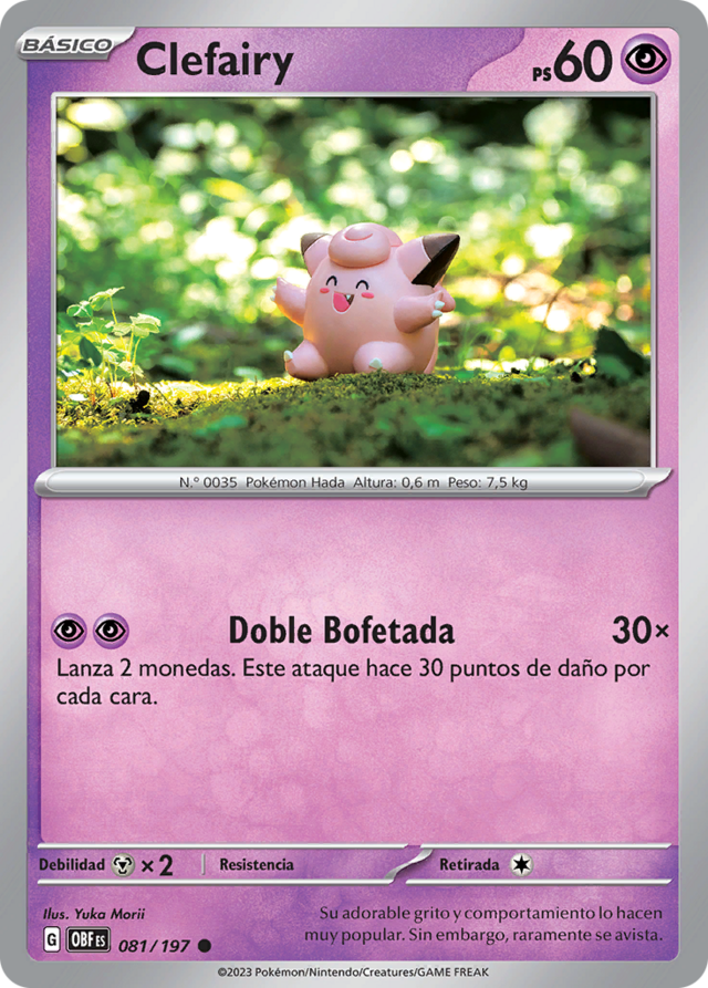 Clefairy (Llamas Obsidianas TCG) - WikiDex, la enciclopedia Pokémon