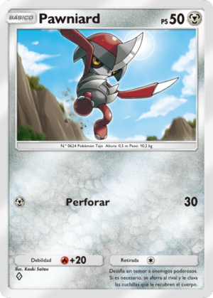 Pawniard (Genes Formidables TCG Pocket) - WikiDex, la enciclopedia Pokémon