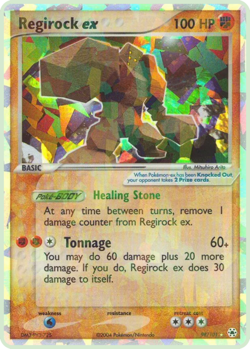 Regirock-ex (Hidden Legends TCG) - WikiDex, la enciclopedia Pokémon