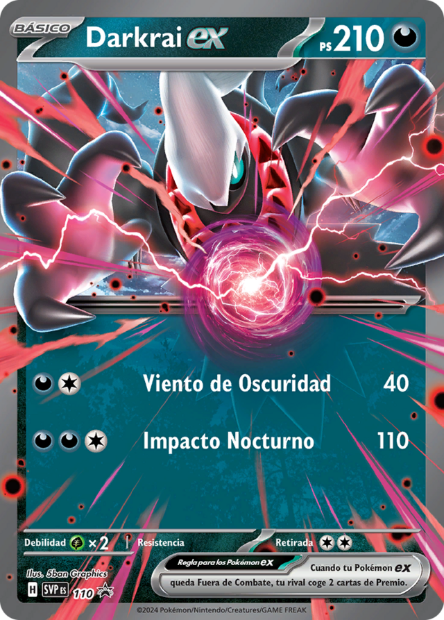 Darkrai ex (SV Promo 110 TCG) - WikiDex, la enciclopedia Pokémon