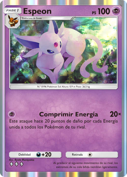 Espeon (Arboleda de Eevee TCG Pocket) - WikiDex, la enciclopedia Pokémon