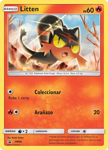 Litten (SM Promo 8 TCG) - WikiDex, la enciclopedia Pokémon