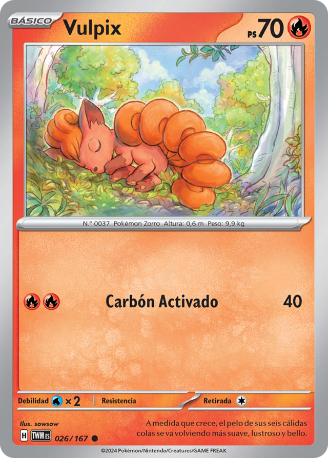 Vulpix (Mascarada Crepuscular TCG) - WikiDex, la enciclopedia Pokémon