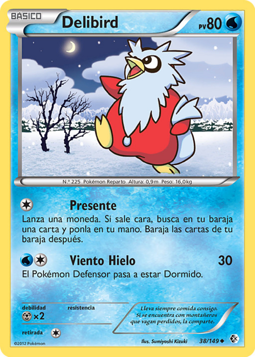 Delibird (Fronteras Cruzadas TCG) - WikiDex, la enciclopedia Pokémon