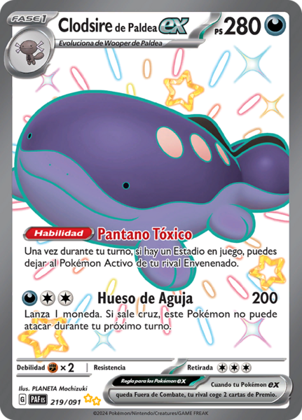 Clodsire de Paldea ex (Evoluciones en Paldea TCG) - WikiDex, la enciclopedia Pokémon