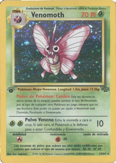 Venomoth (Jungla TCG) - WikiDex, la enciclopedia Pokémon