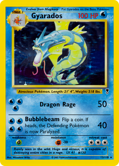 Gyarados (Base Set TCG) - WikiDex, la enciclopedia Pokémon