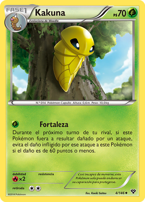 Kakuna (XY TCG) - WikiDex, la enciclopedia Pokémon