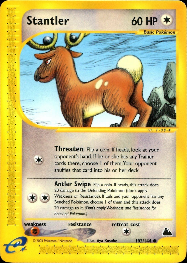 Stantler (Skyridge TCG) - WikiDex, la enciclopedia Pokémon