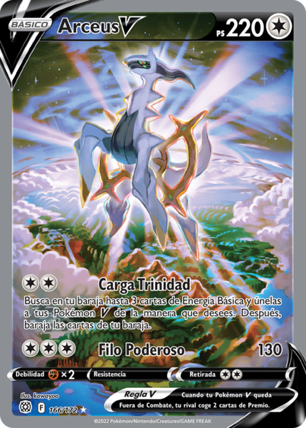 Arceus V (Astros Brillantes TCG) - WikiDex, la enciclopedia Pokémon