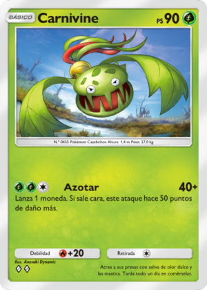 Carnivine (Pugna Espaciotemporal TCG Pocket) - WikiDex, la enciclopedia ...