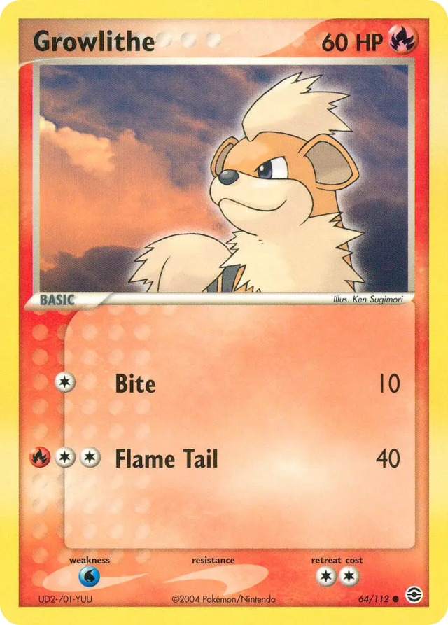 Growlithe (FireRed & LeafGreen TCG) - WikiDex, la enciclopedia Pokémon