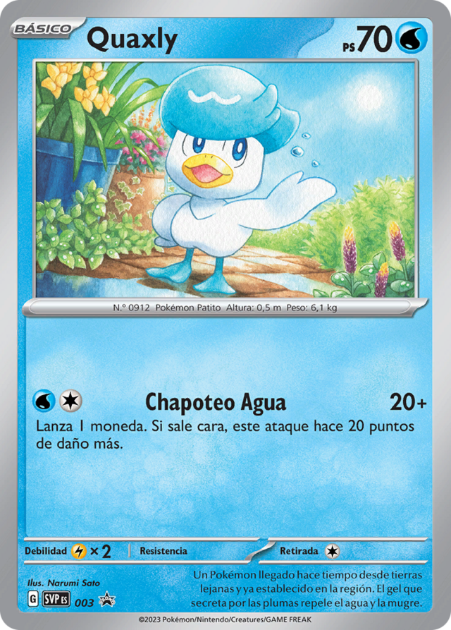 Quaxly (SV Promo 3 TCG) - WikiDex, la enciclopedia Pokémon