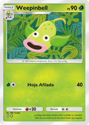 Bellsprout (Genes Formidables TCG Pocket) - WikiDex, la enciclopedia ...