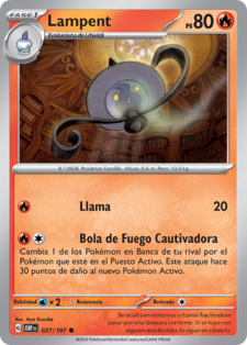 Chandelure (Llamas Obsidianas TCG) - WikiDex, la enciclopedia Pokémon