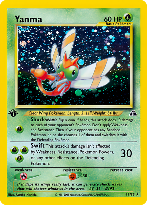 Yanma (Neo Discovery TCG) - WikiDex, la enciclopedia Pokémon