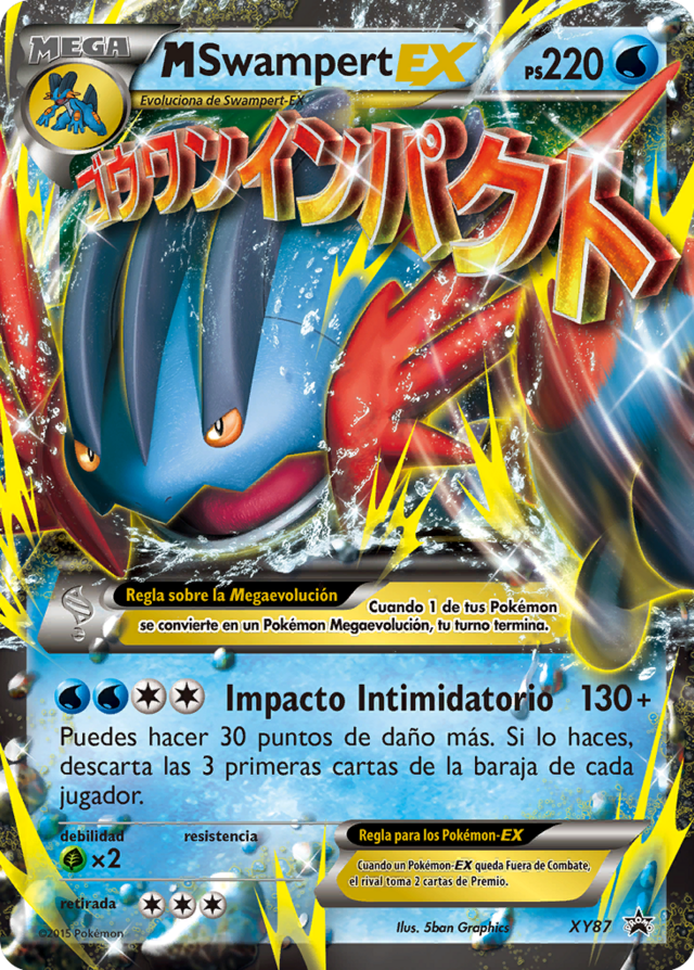 M Swampert-EX (XY Promo 87 TCG) - WikiDex, la enciclopedia Pokémon