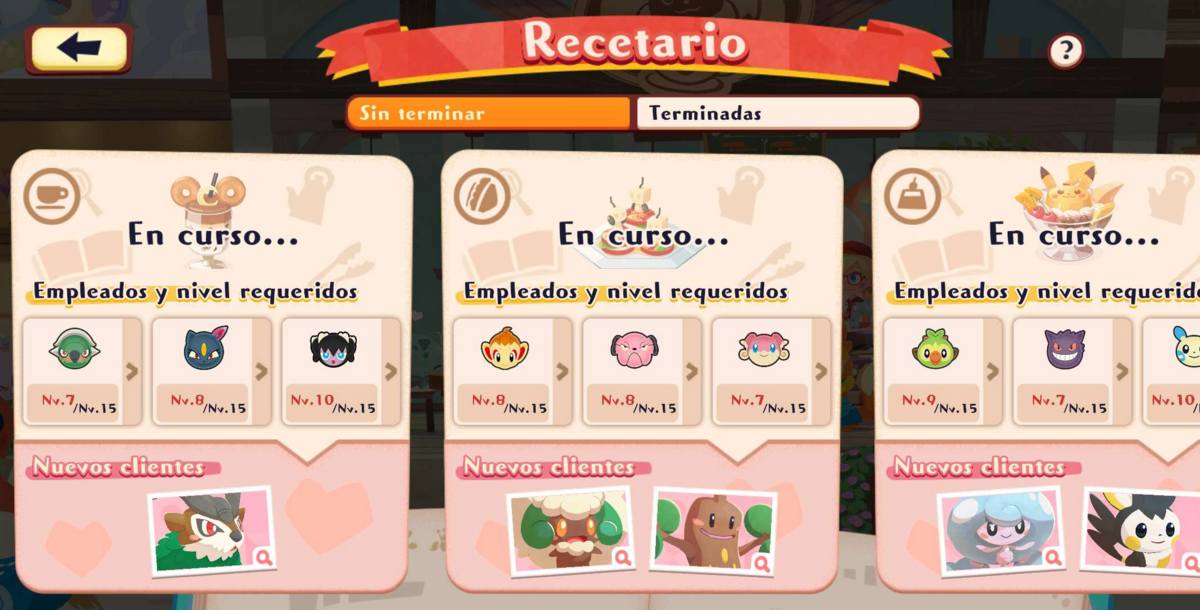 Recetario (Pokémon Café ReMix) - WikiDex, la enciclopedia Pokémon