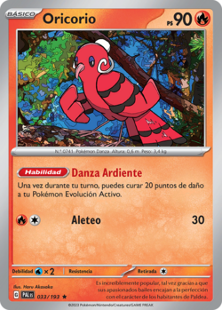 Oricorio (Evoluciones en Paldea TCG) - WikiDex, la enciclopedia Pokémon