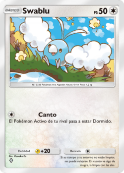 Swablu (Megaascenso TCG Pocket) - WikiDex, la enciclopedia Pokémon