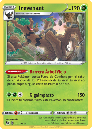 Phantump (Origen Perdido TCG) - WikiDex, la enciclopedia Pokémon