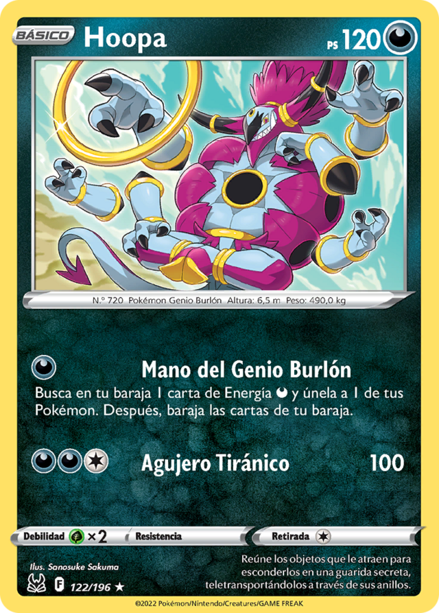 Hoopa (Origen Perdido TCG) - WikiDex, la enciclopedia Pokémon