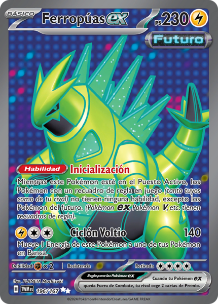 Ferropúas ex (Mascarada Crepuscular TCG) - WikiDex, la enciclopedia Pokémon