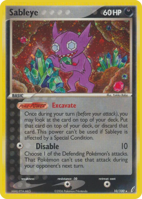 Sableye (Crystal Guardians TCG) - WikiDex, la enciclopedia Pokémon