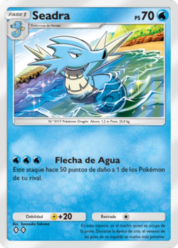Seadra (Genes Formidables TCG Pocket) - WikiDex, la enciclopedia Pokémon