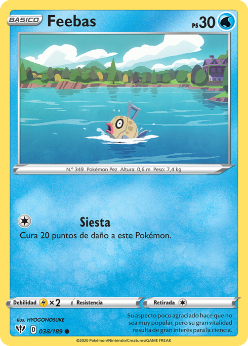 Feebas (Oscuridad Incandescente TCG) - WikiDex, la enciclopedia Pokémon