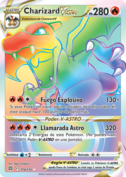Charizard V-ASTRO (Astros Brillantes TCG) - WikiDex, la enciclopedia ...