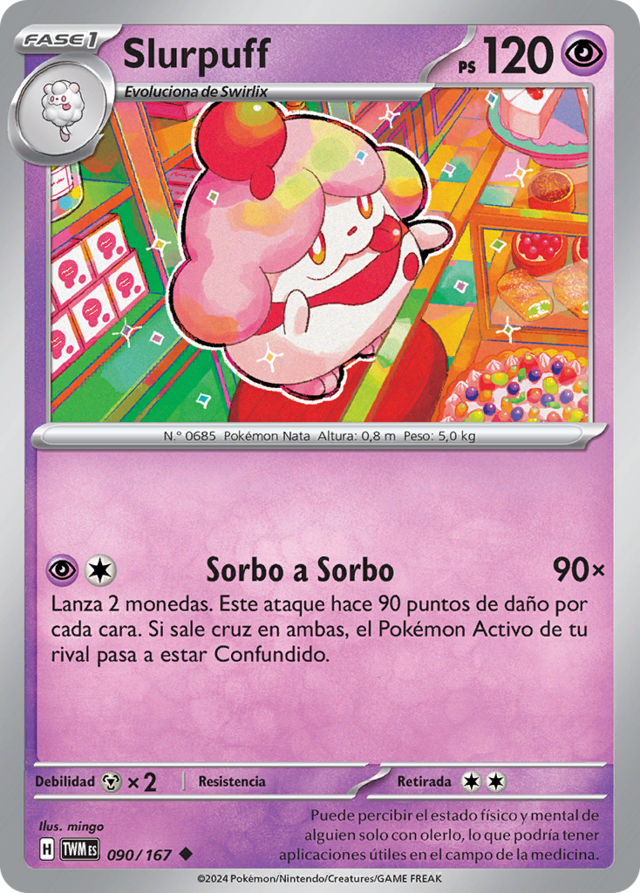 Slurpuff (Mascarada Crepuscular TCG) - WikiDex, la enciclopedia Pokémon