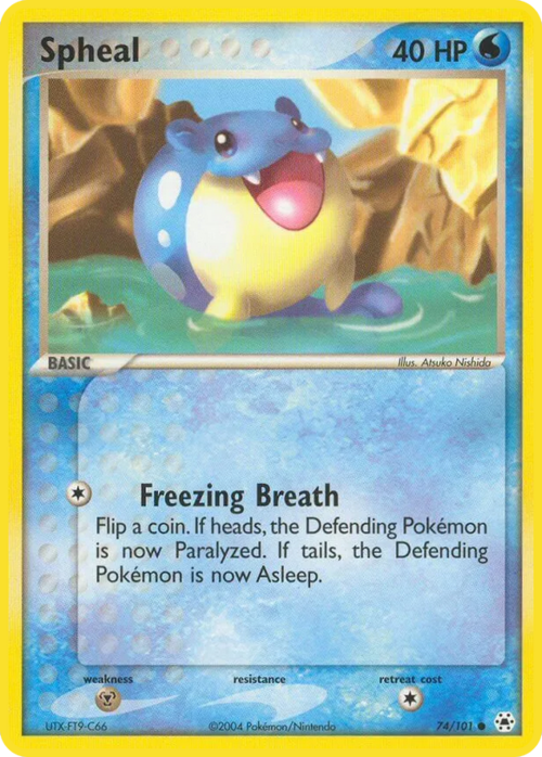 Spheal (Hidden Legends TCG) - WikiDex, la enciclopedia Pokémon