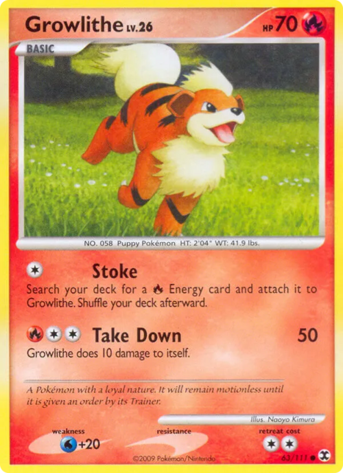 Growlithe (Rising Rivals TCG) - WikiDex, la enciclopedia Pokémon