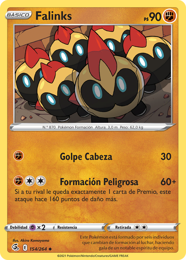 Falinks (Golpe Fusión 154 TCG) - WikiDex, la enciclopedia Pokémon