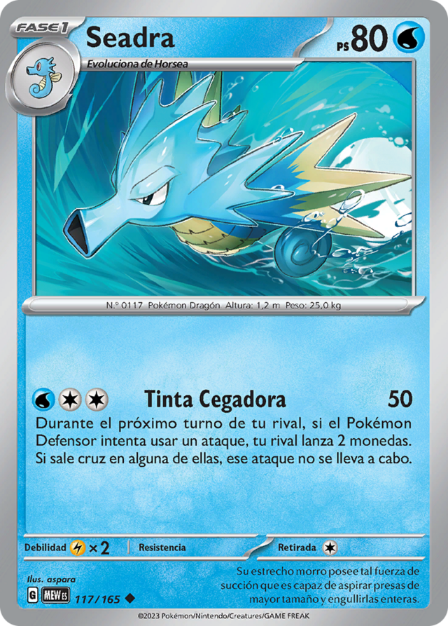 Seadra (151 TCG) - WikiDex, la enciclopedia Pokémon