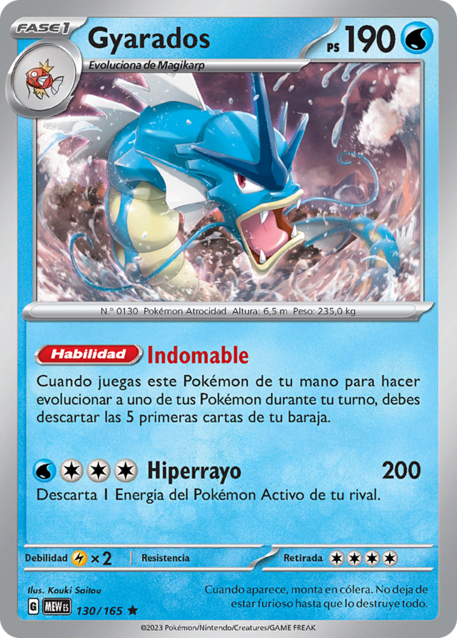 Gyarados (151 TCG) - WikiDex, la enciclopedia Pokémon