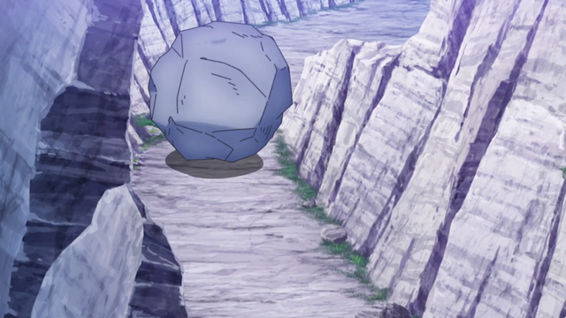 Archivo:EP1320 Una gran roca se desprende desde lo alto de la pendiente ...