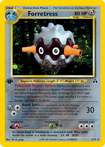 Forretress (Neo Discovery TCG) - WikiDex, la enciclopedia Pokémon