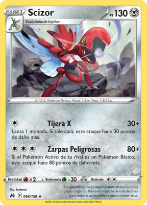 Scyther (Cenit Supremo TCG) - WikiDex, la enciclopedia Pokémon