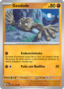 Geodude (151 TCG) - WikiDex, la enciclopedia Pokémon