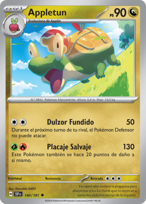 Applin (Chispas Fulgurantes TCG) - WikiDex, la enciclopedia Pokémon