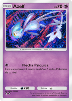 Azelf (Pugna Espaciotemporal TCG Pocket) - WikiDex, la enciclopedia Pokémon