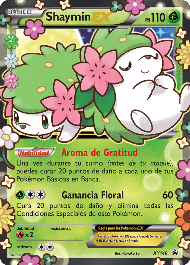 Shaymin-EX (XY Promo 148 TCG) - WikiDex, la enciclopedia Pokémon