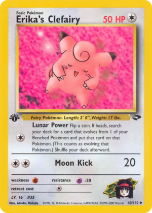 Erika's Clefairy (Gym Challenge TCG) - WikiDex, la enciclopedia Pokémon