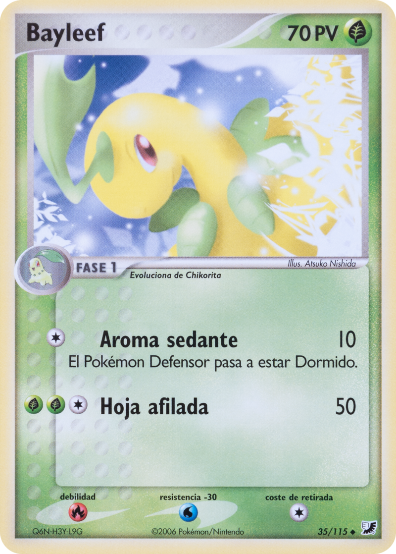 Bayleef (Fuerzas Ocultas TCG) - WikiDex, la enciclopedia Pokémon