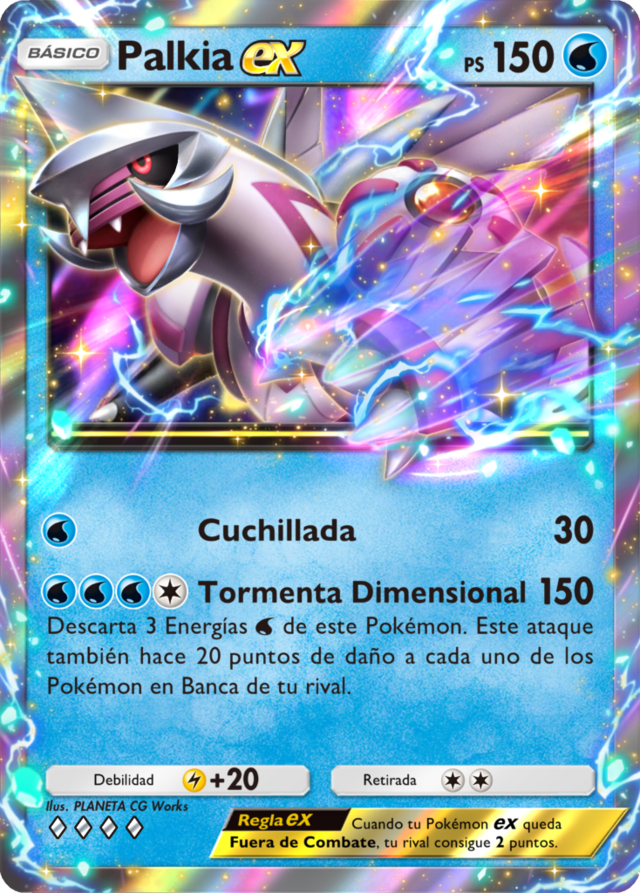 Palkia ex (Pugna Espaciotemporal TCG Pocket) - WikiDex, la enciclopedia ...